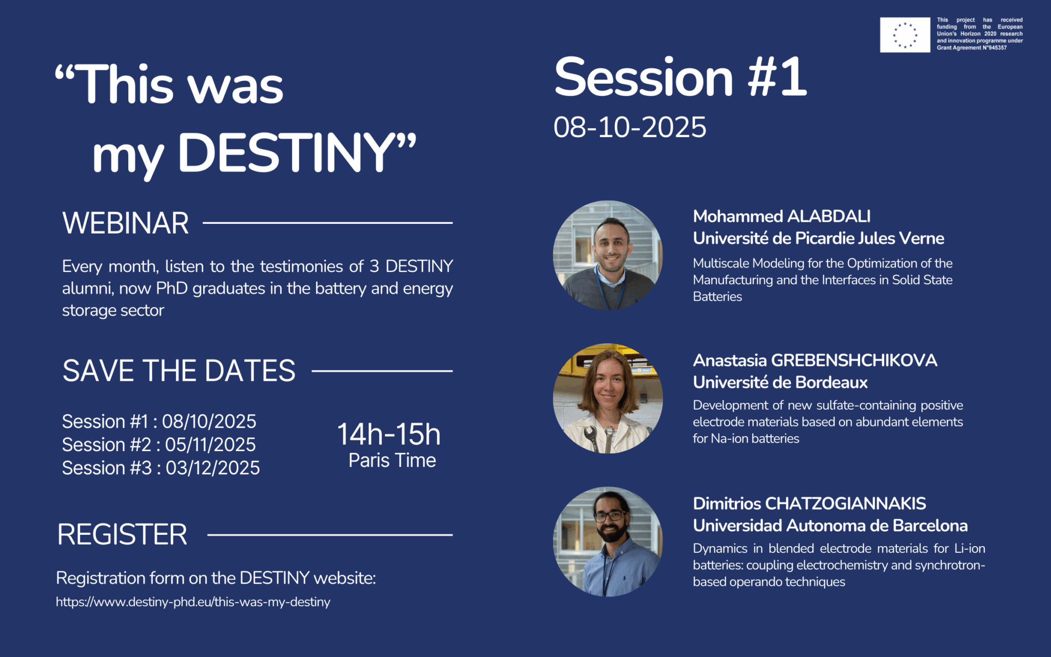 This was my DESTINY - Battery 2030+